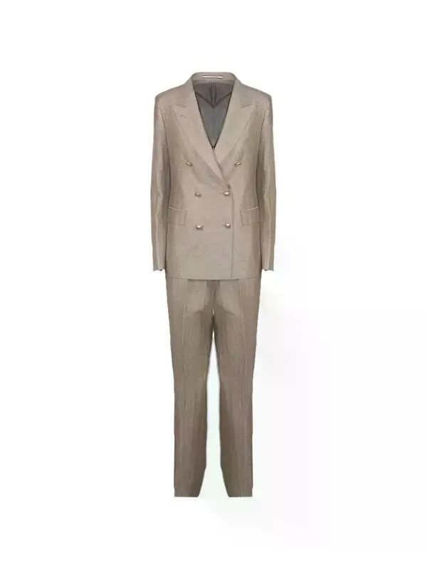 Tagliatore Double-breasted Buttoned Suit - Neutrals