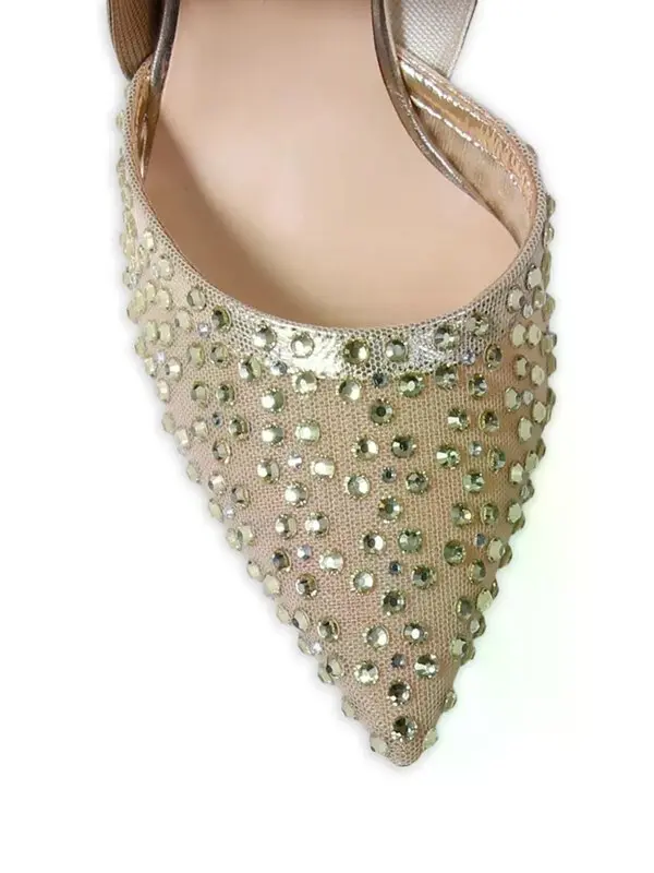 Fendi Colibrì Crystal-embellished Heeled Pumps