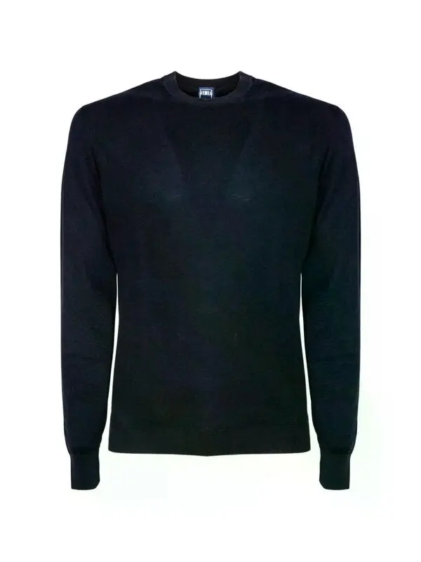 Fedeli Round-neck Long-sleeve Sweater