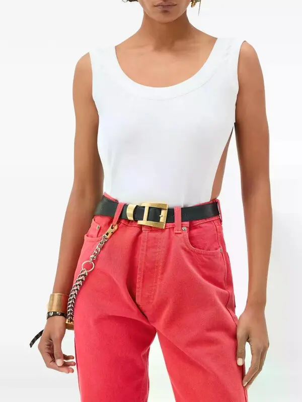 Versace Embroidered Stretch Cotton-jersey Bodysuit