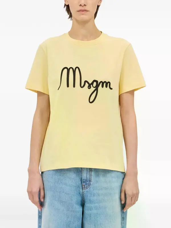 MSGM Logo-print T-shirt