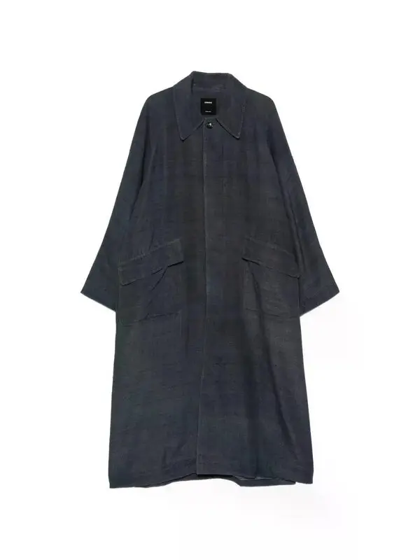 SEWMOD Raglan-sleeve Overcoat - Blue