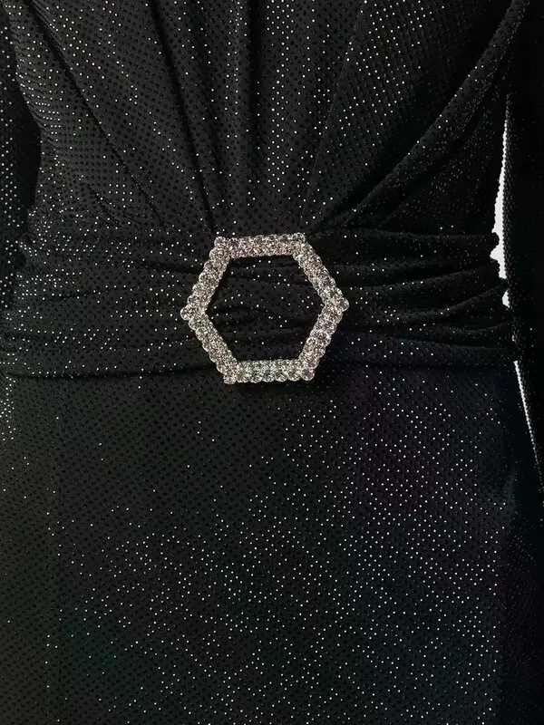 Philipp Plein Crystal Embellished Long Dress