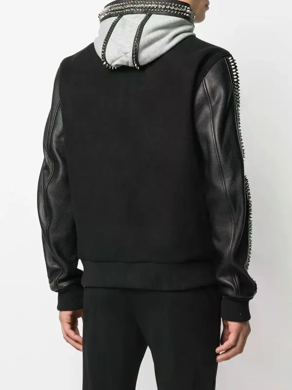 Philipp Plein Studded Hooded Jacket