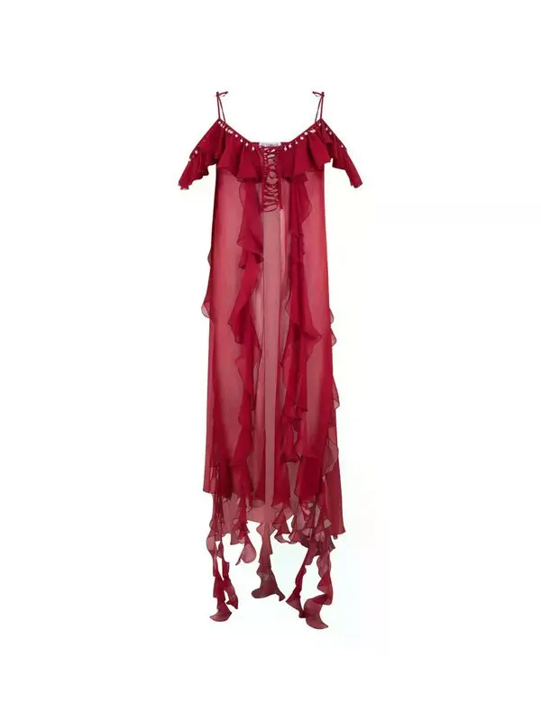 LES FILLES D'EVA Ruffled Top - Red