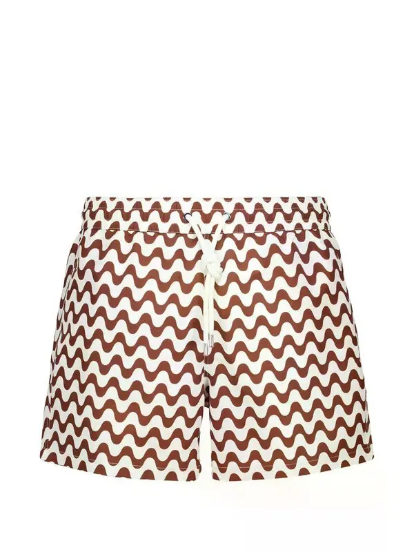 Frescobol Carioca Copacabana Swim Shorts - Brown