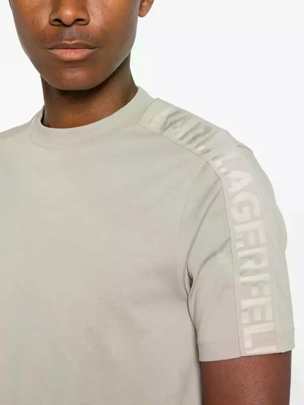 Karl Lagerfeld Logo-jacquard T-shirt