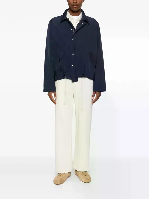 CAMIEL FORTGENS Raw-cut Drawstring Jacket