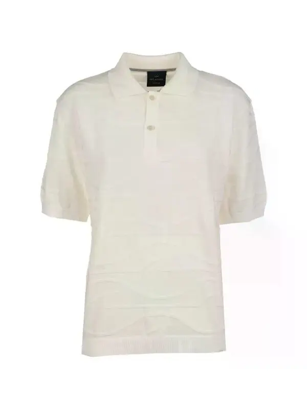 Paul & Shark Textured-knit Polo Shirt