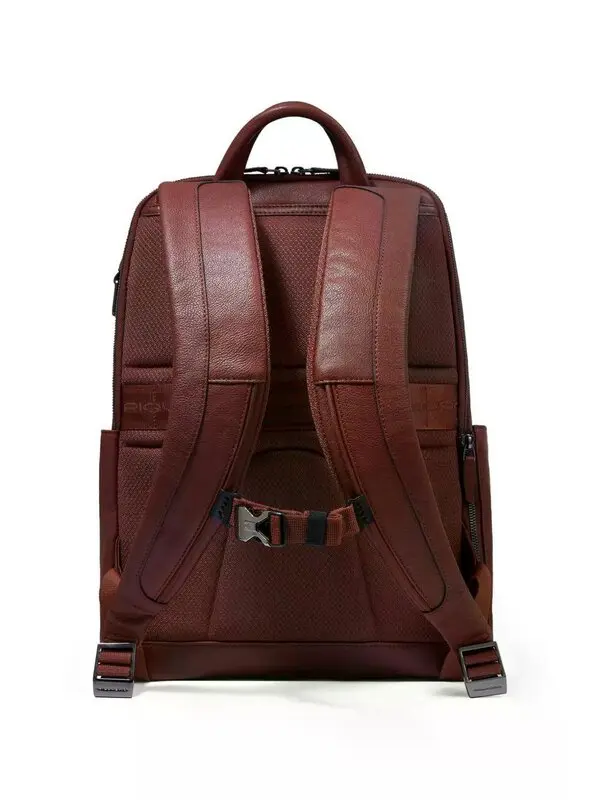 PIQUADRO Leather 14-in Laptop Backpack