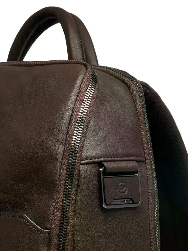 PIQUADRO Leather 14-in Laptop Backpack