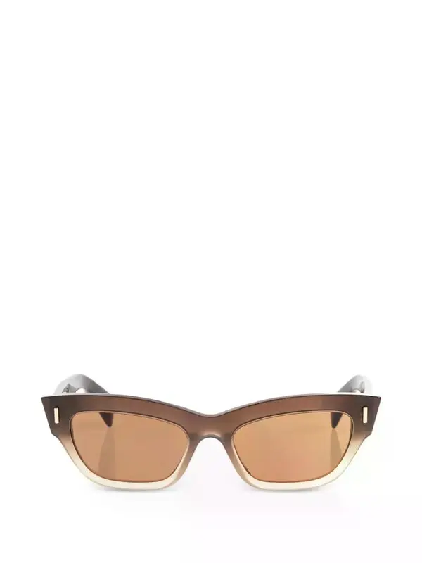 Alexander McQueen Cat-eye Frame Sunglasses - Brown