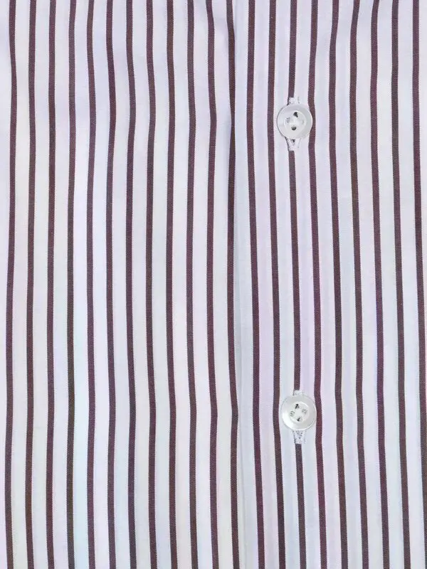 MAZZARELLI Striped-pattern Slim-fit Shirt