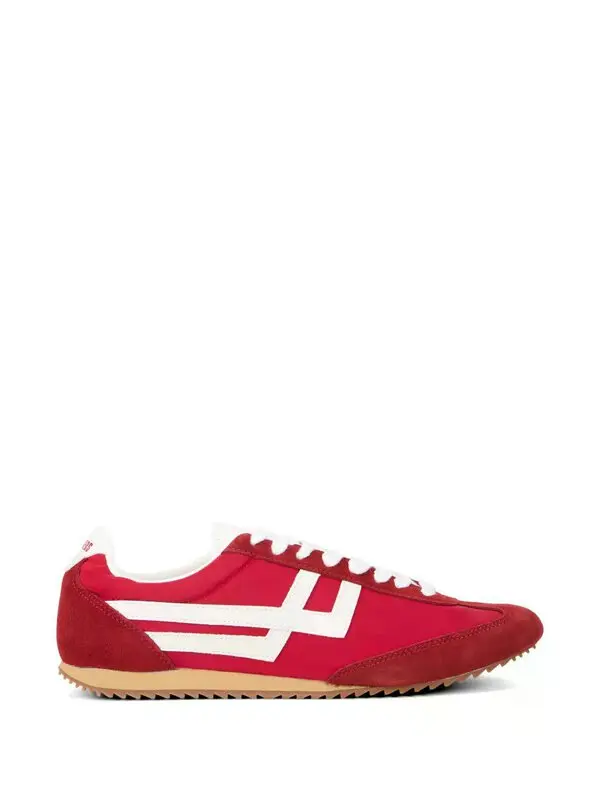 PRO-KEDS 1949 Racer 77 Suede-panelled Sneakers - Red