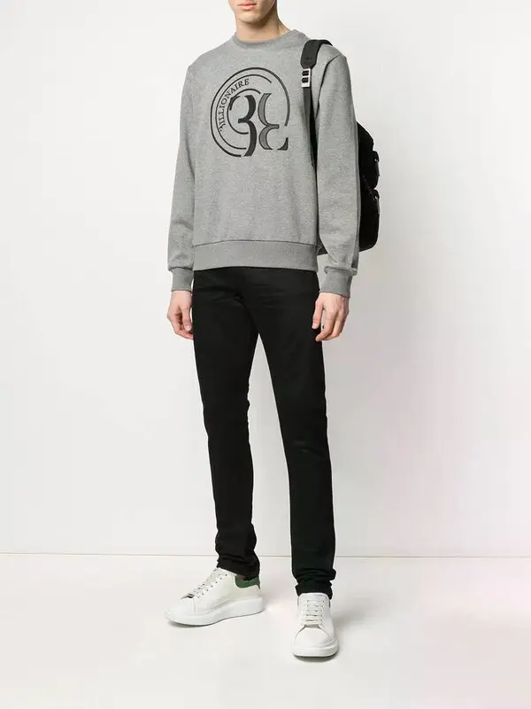 BILLIONAIRE Logo Print Sweatshirt