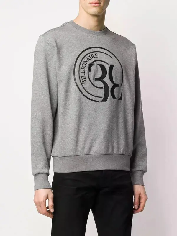 BILLIONAIRE Logo Print Sweatshirt