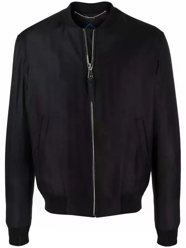 BILLIONAIRE Wolf-print Bomber Jacket