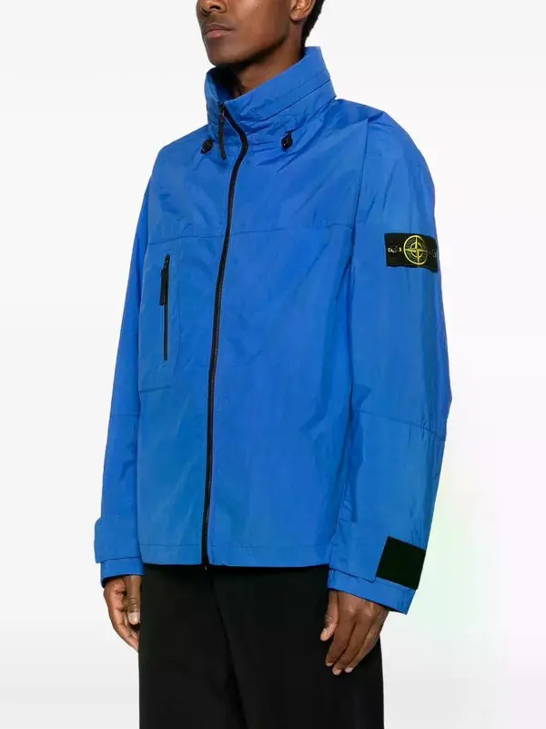 Stone Island Logo-patch Zip-up Jacket