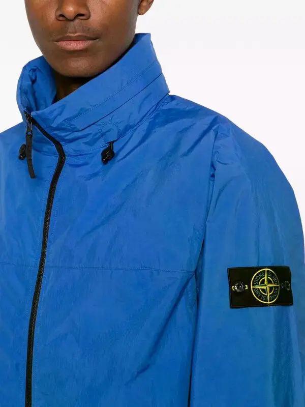 Stone Island Logo-patch Zip-up Jacket