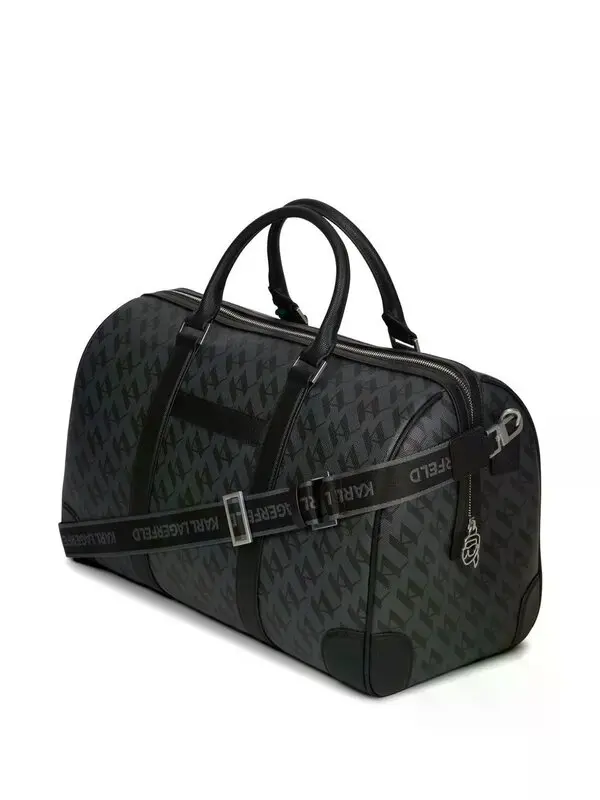 Karl Lagerfeld Ikon Monogram Duffle Bag