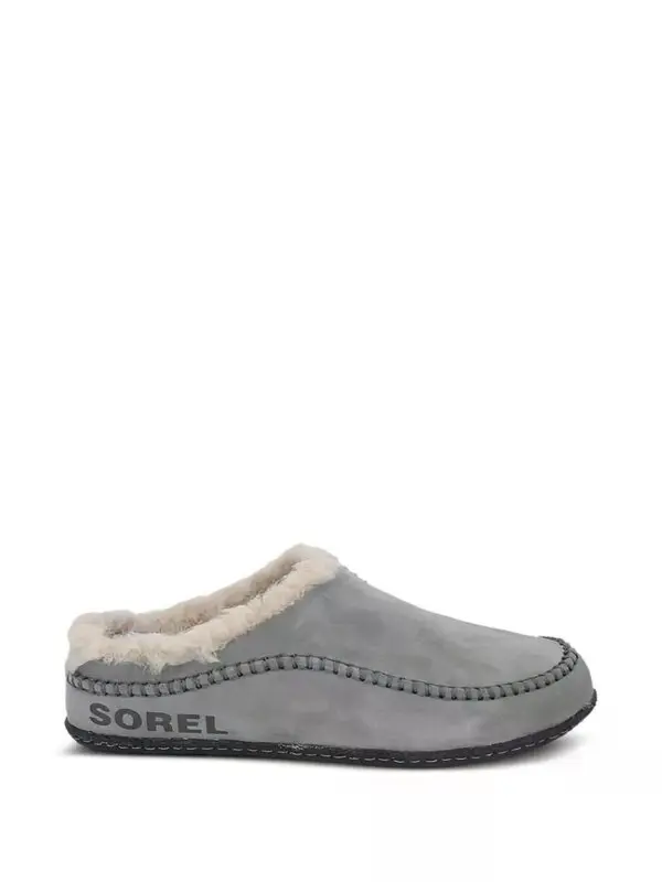 Sorel Stitched Shearling Slippers
