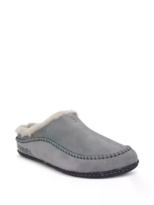 Sorel Stitched Shearling Slippers