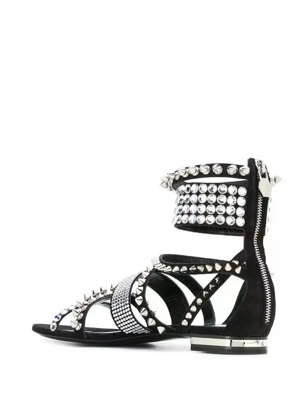 Philipp Plein Studded 25mm Sandals