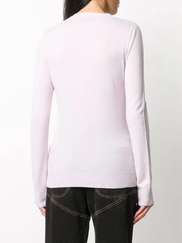 Philipp Plein Crystal And Pearl Skull Jumper