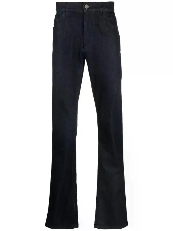 BILLIONAIRE Logo-embroidered Bootcut Jeans
