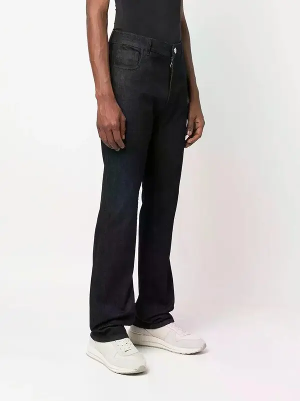 BILLIONAIRE Logo-embroidered Bootcut Jeans