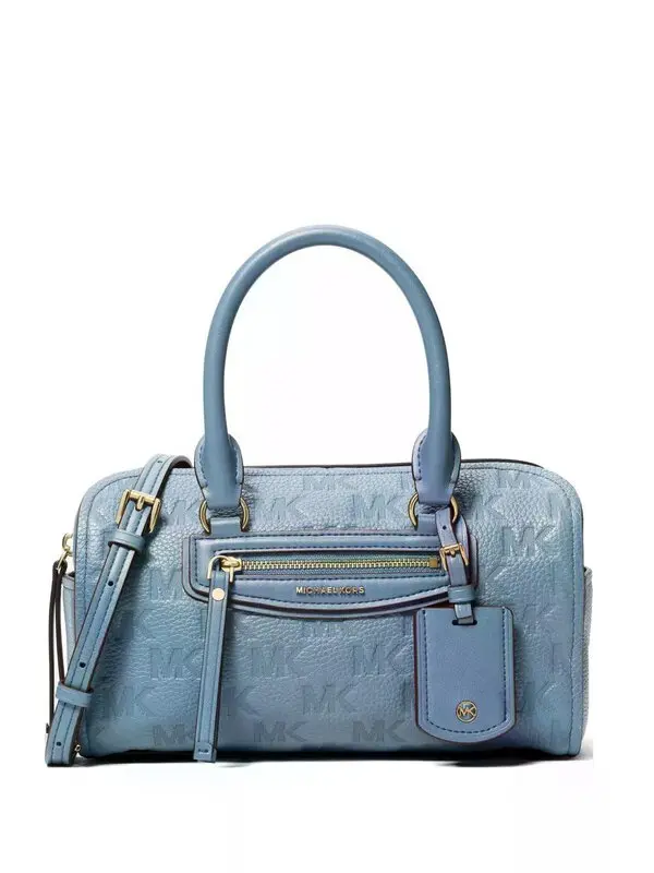 Michael Kors Pebbled Leather Tote Bag With Debossed Logo