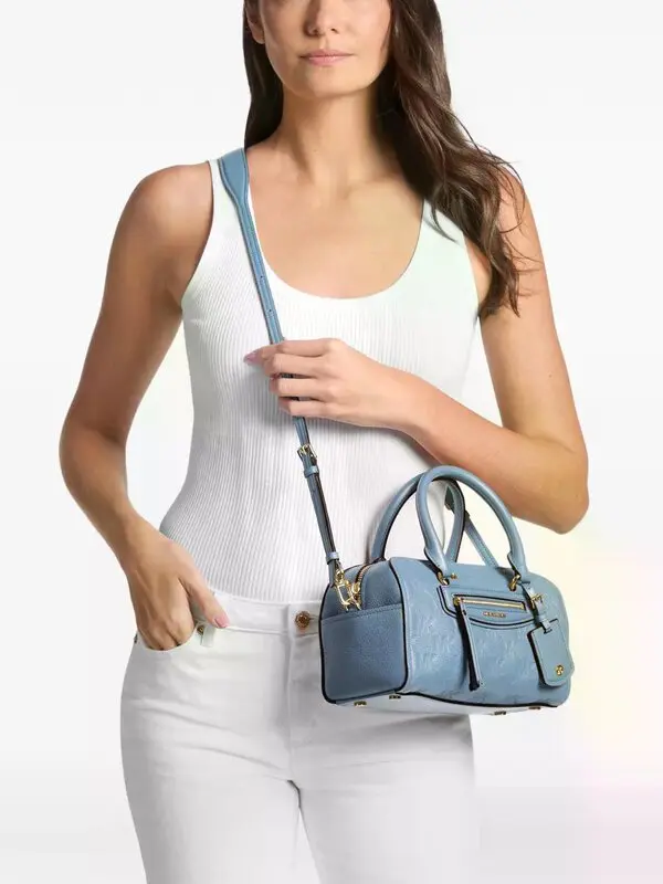 Michael Kors Pebbled Leather Tote Bag With Debossed Logo