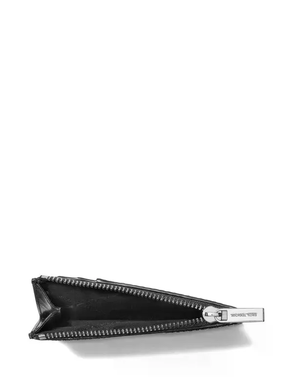 Michael Kors Monogram-pattern Notched Cardholder