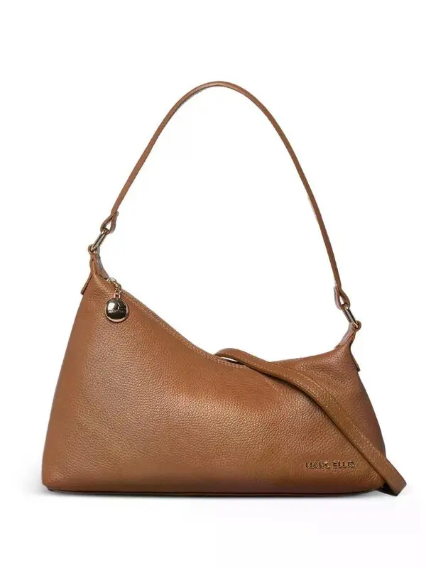 MARC ELLIS Leather Shoulder Bag - Brown