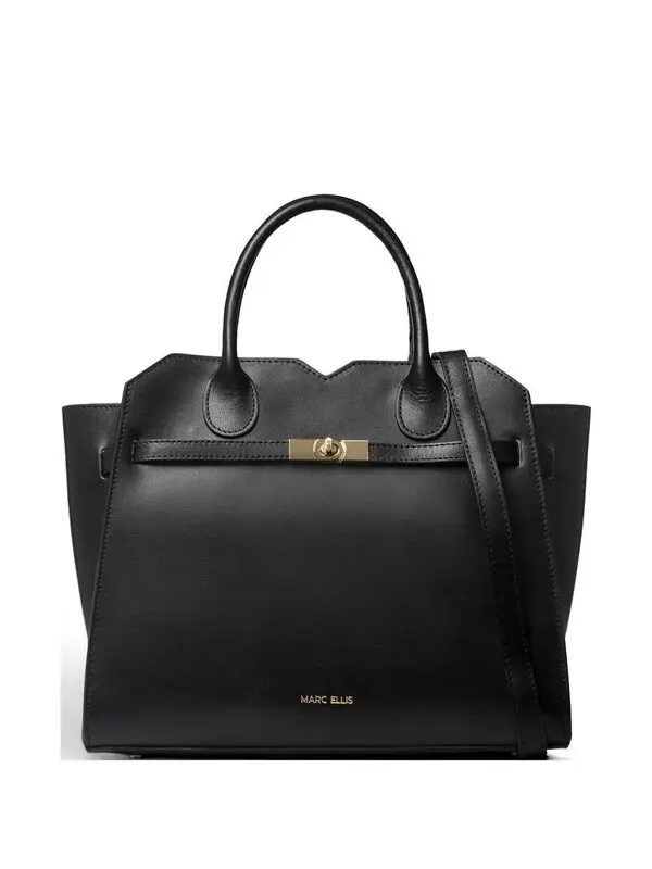 MARC ELLIS Antilia Twist-lock Tote Bag - Black