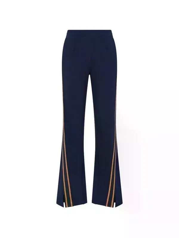 The Upside Toledo Petra Stripe Flared Track Pants - Blue