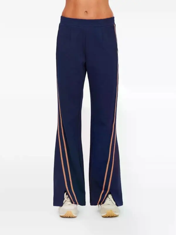 The Upside Toledo Petra Stripe Flared Track Pants - Blue