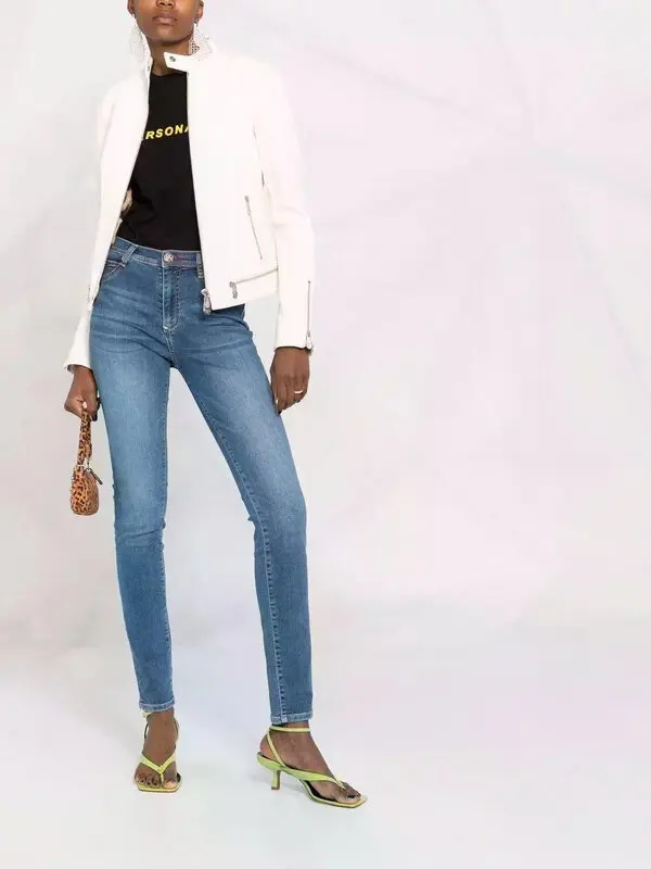 Philipp Plein High-waisted Skinny Jeans