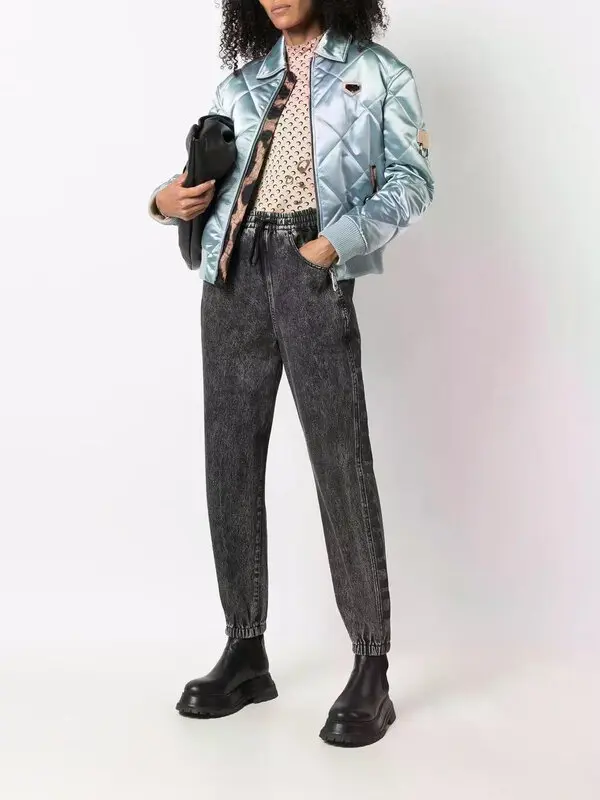 Philipp Plein Quilted Bomber Jacket