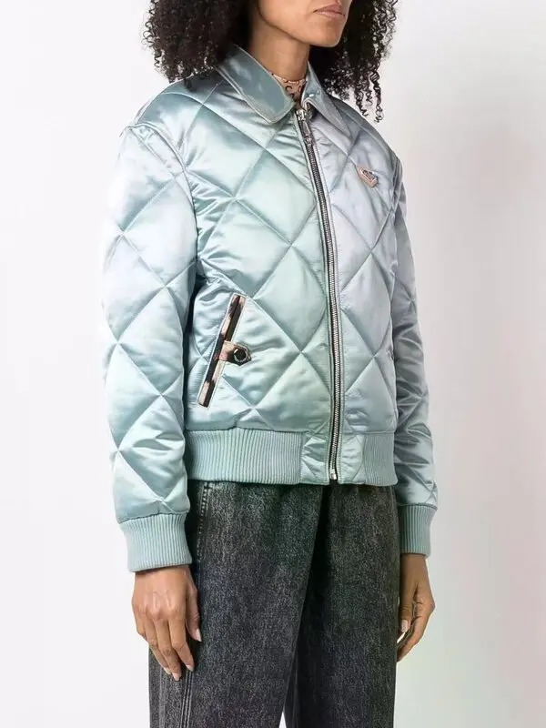 Philipp Plein Quilted Bomber Jacket