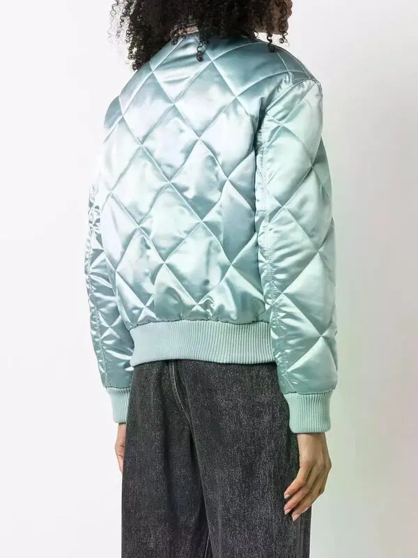 Philipp Plein Quilted Bomber Jacket