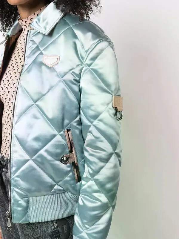 Philipp Plein Quilted Bomber Jacket
