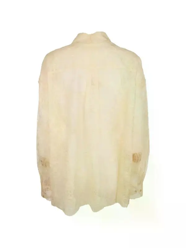 Ermanno Scervino Embroidered Lace Shirt
