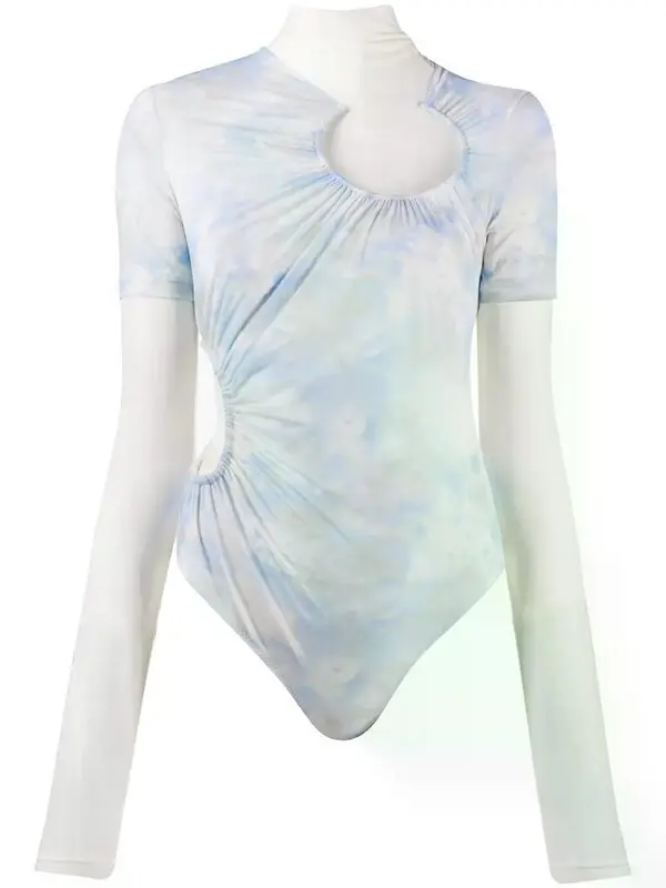 Off-White Tie-dye Layered Bodysuit