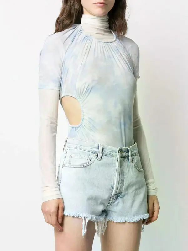 Off-White Tie-dye Layered Bodysuit