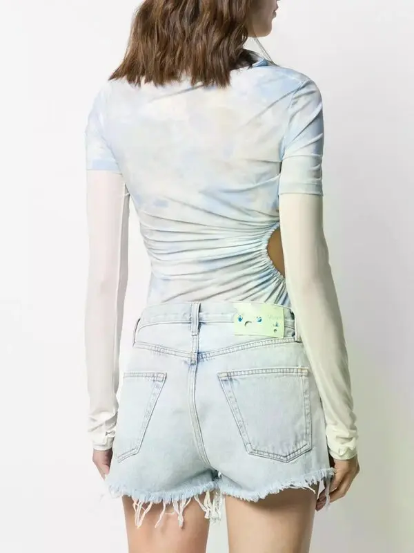 Off-White Tie-dye Layered Bodysuit