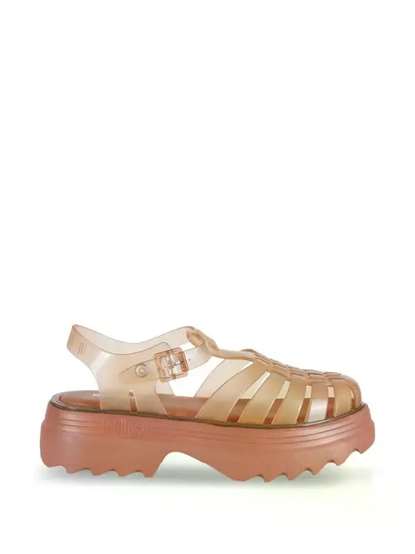 Melissa Cage Platform Sandals - White