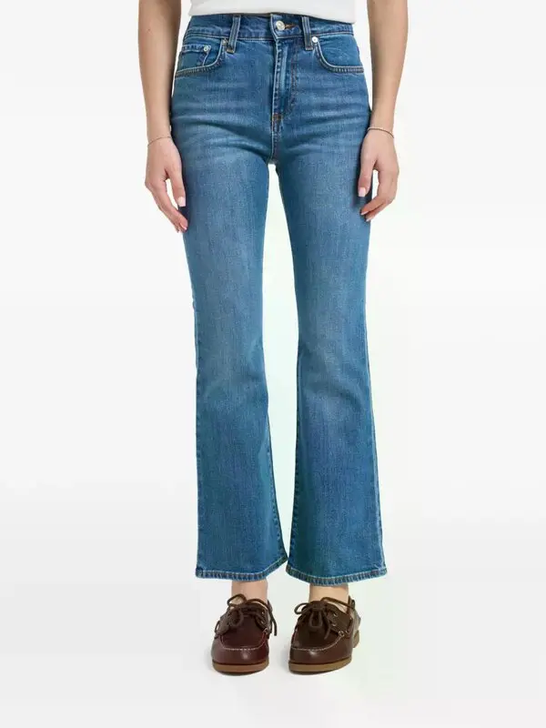 ROY ROGER'S Zadra Stonewashed Flared Jeans