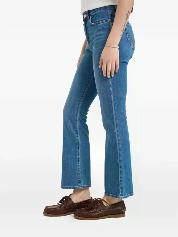 ROY ROGER'S Zadra Stonewashed Flared Jeans