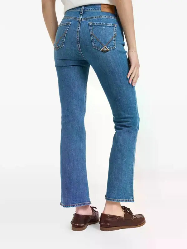 ROY ROGER'S Zadra Stonewashed Flared Jeans